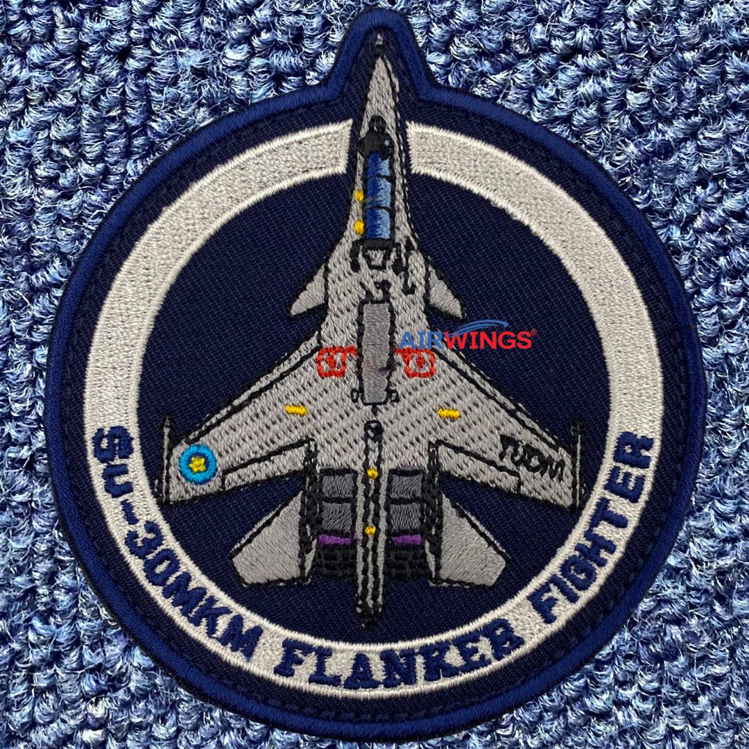 Airwings Patch Embroidered - Su-30mkm Flanker Fighter